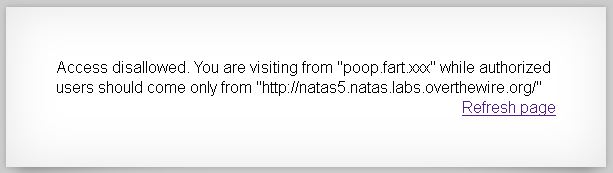 Natas Level 4 – muffSec